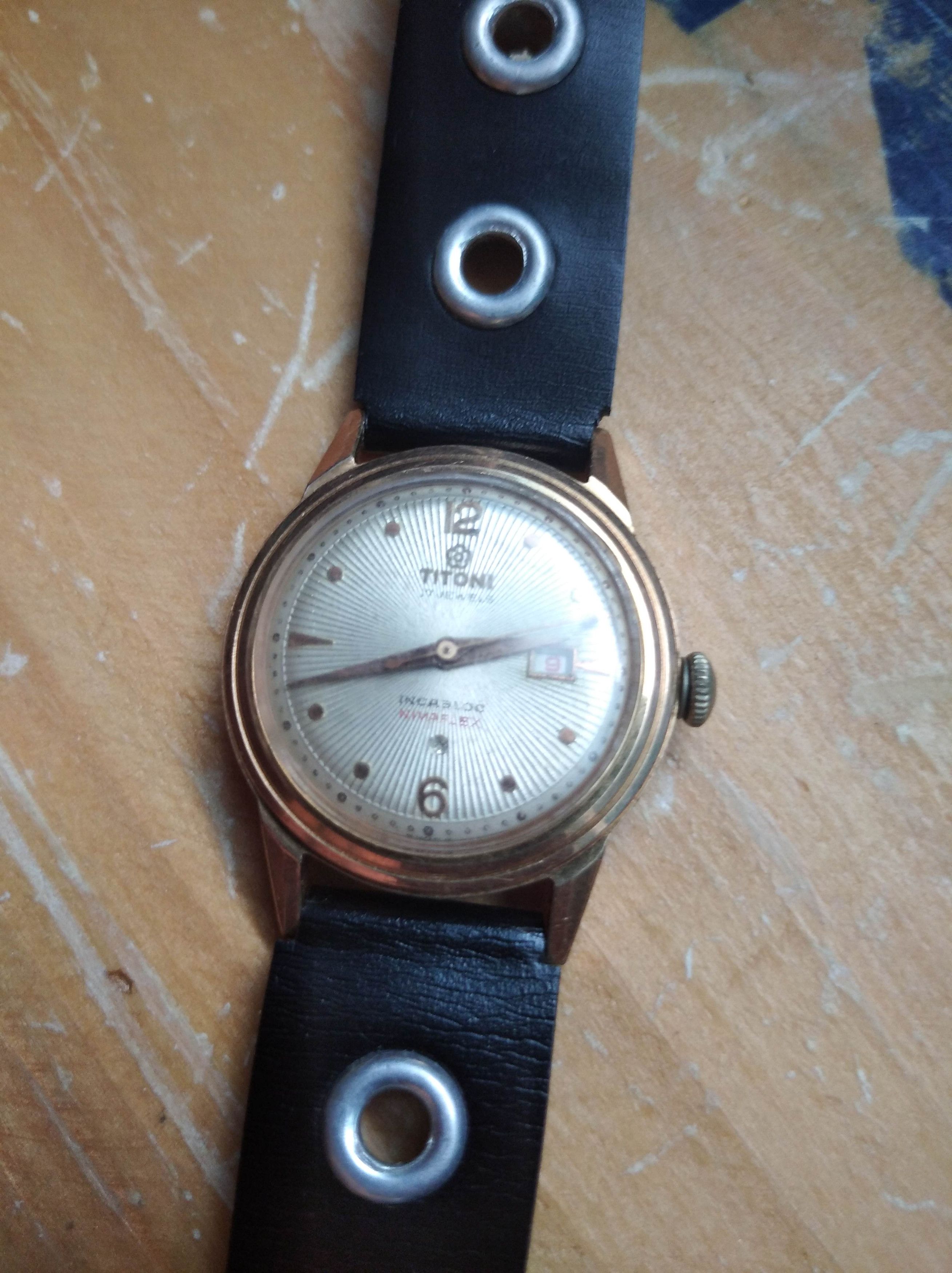 Antique × Vintage × Watches Vintage titoni handwinding caliber watch ...