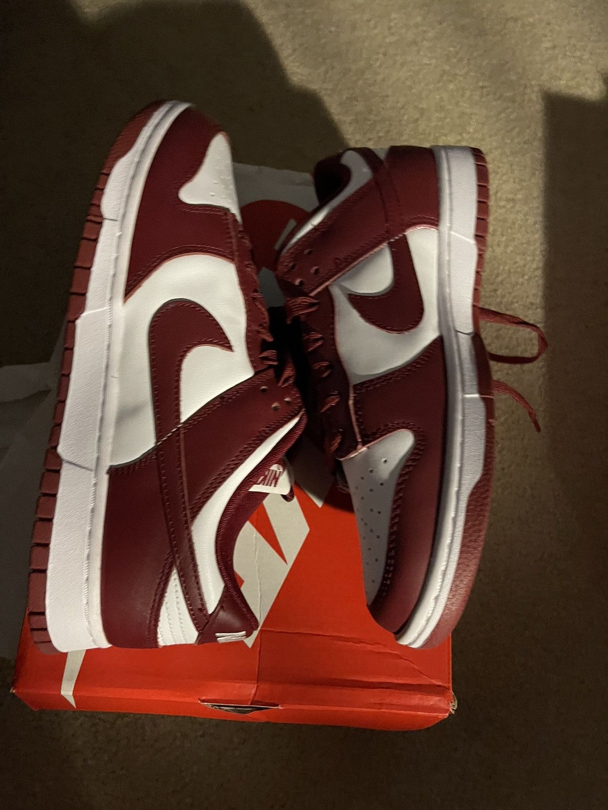 Nike Team red dunk | Grailed