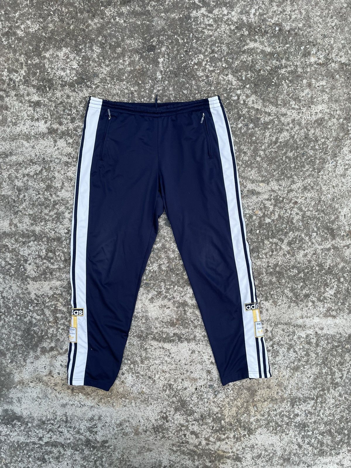 Adidas Adidas vintage full buttons basketball pant | Grailed