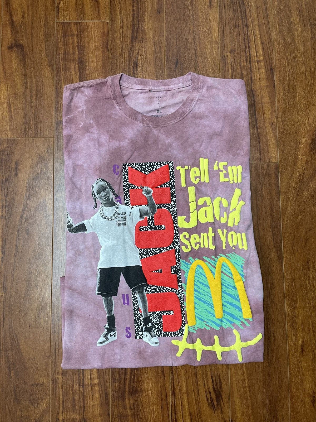 Travis Scott McDonalds x Travis Scott Tell Em Jack Sent You Puff Print ...