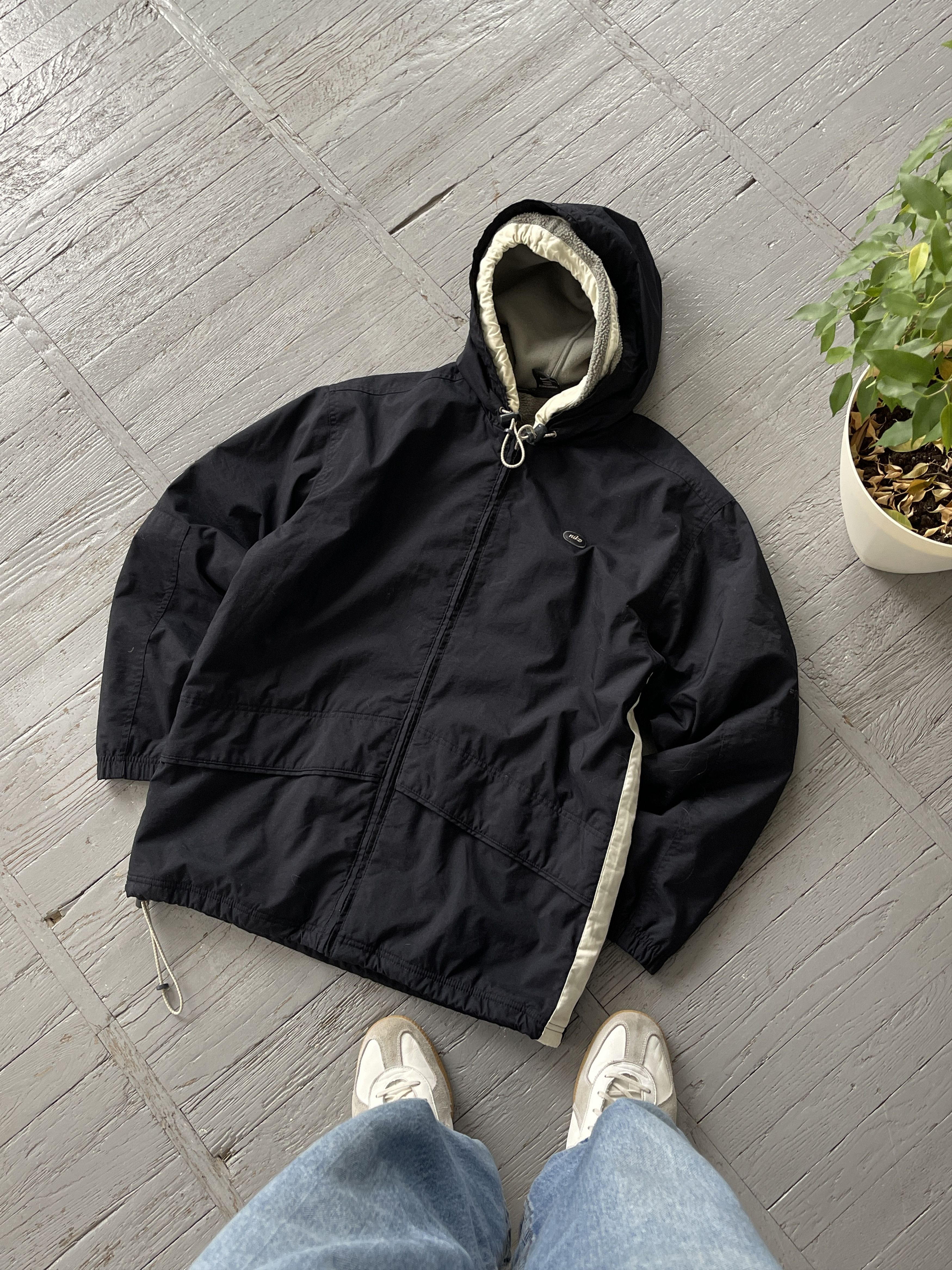 Nike × Vintage Vintage Nike Technical Double Hooded Jacket | Grailed