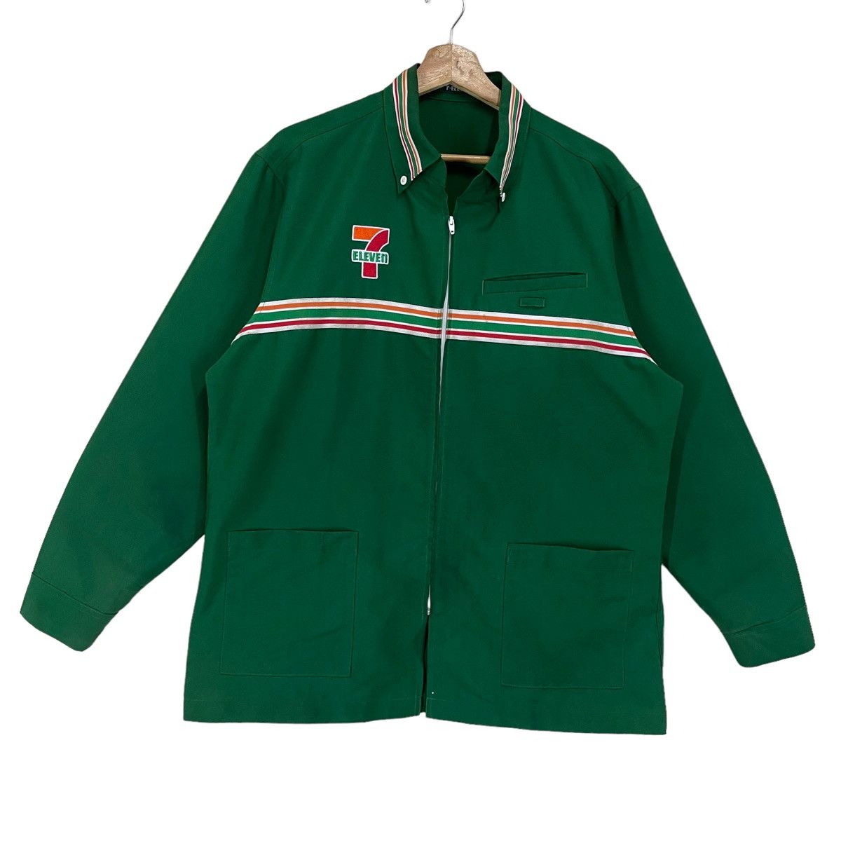 Japanese Brand × Very Rare × Vintage Vintage 7-ELEVEN Uniform Shirt ...