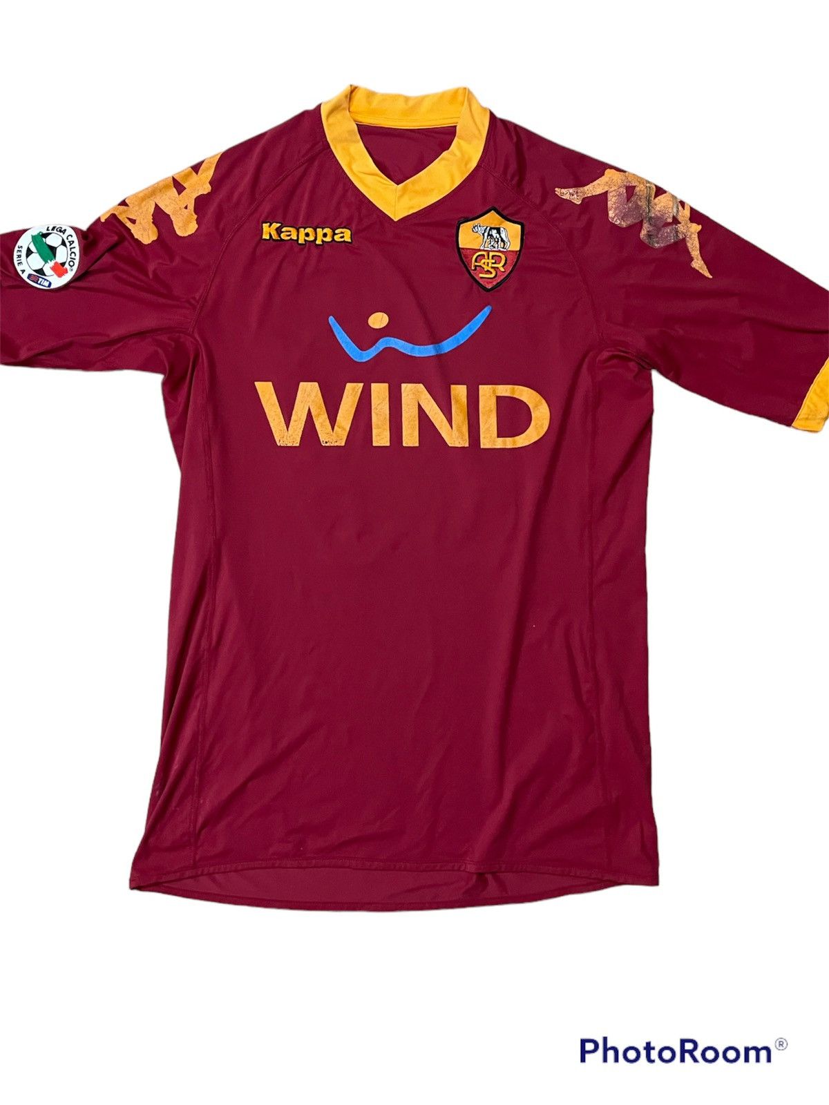 Vintage Vintage 09/10 As Roma Riise Kappa Jersey | Grailed