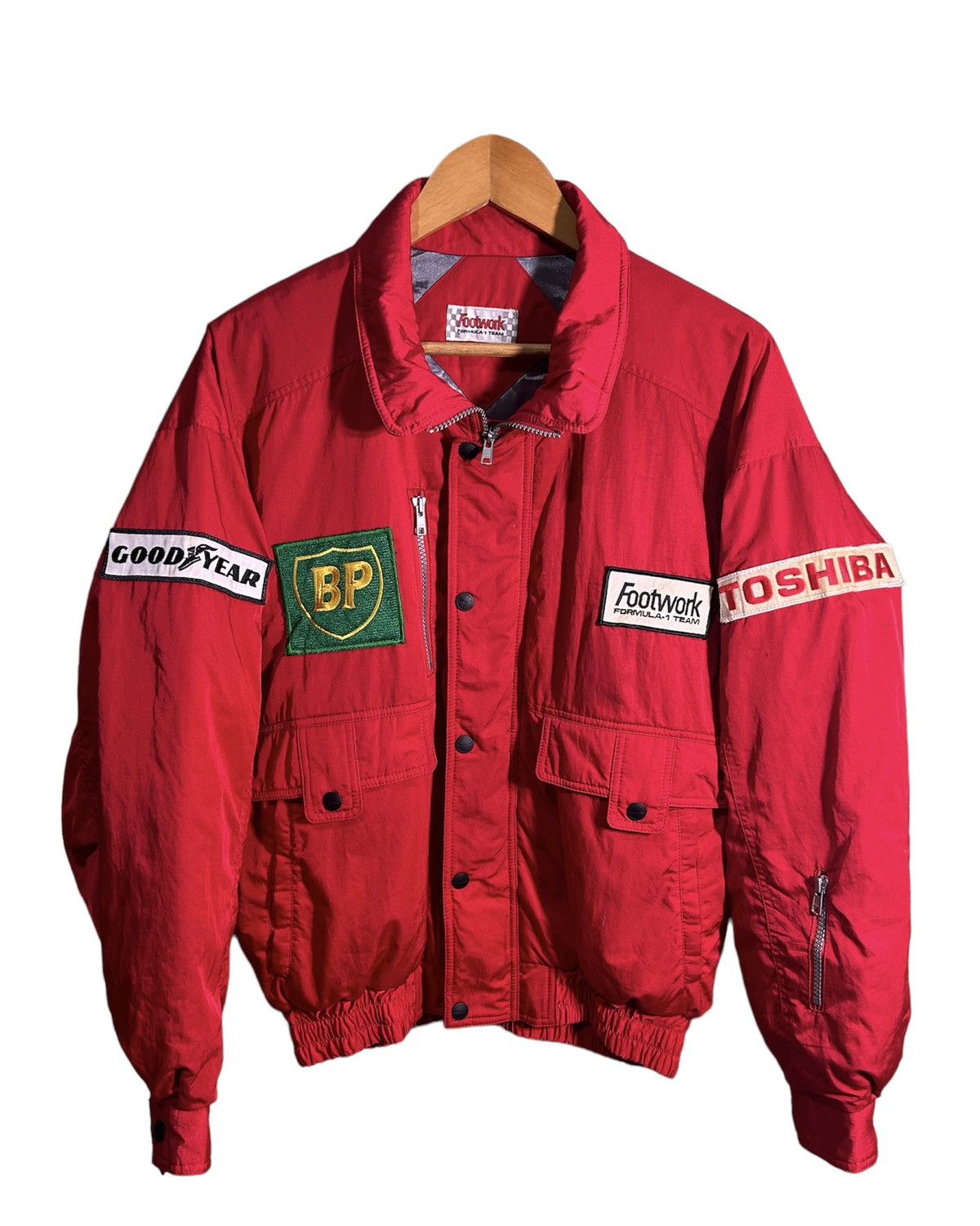 Japanese Brand Formula-1 Racing Bomber Jacket Japanese Toshiba | Grailed