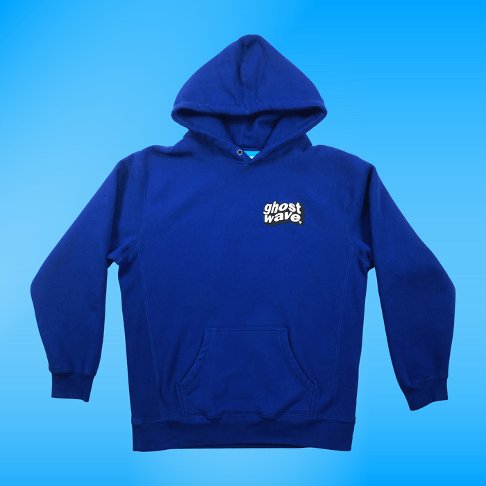 Streetwear Ghostwave OG Floating Logo Blue Hoodie | Grailed