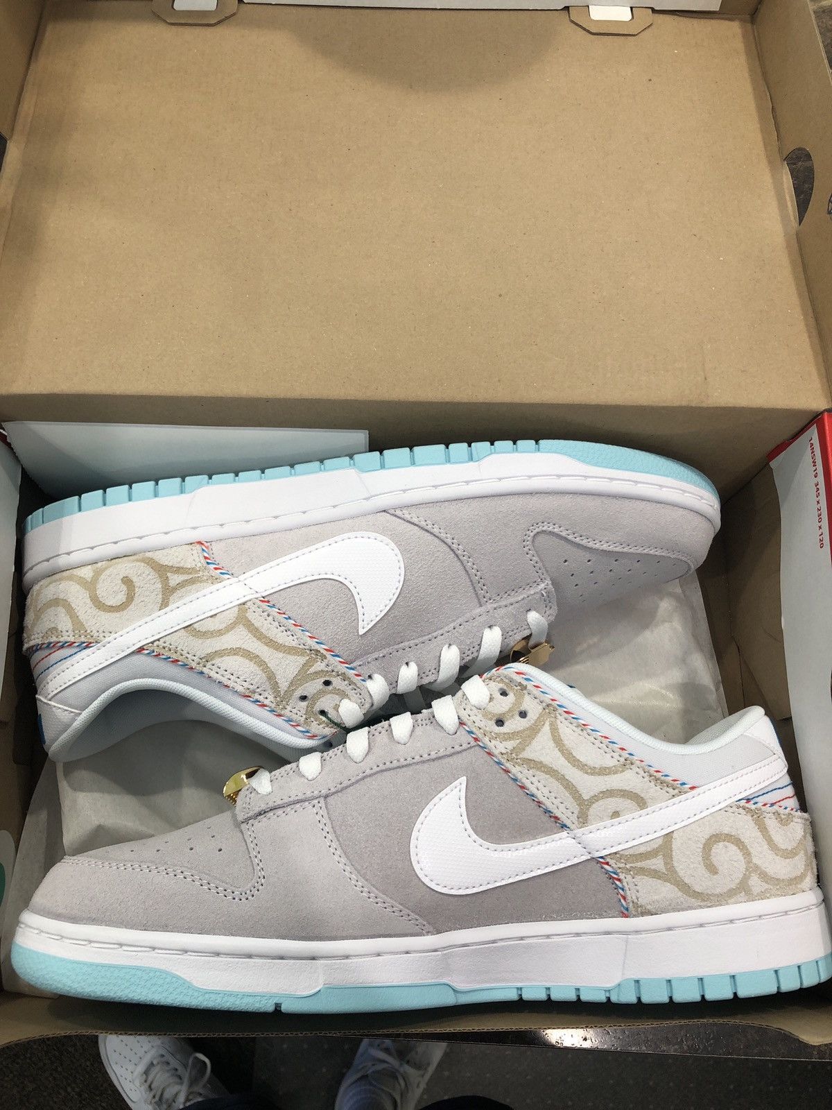 Nike Nike dunk low barbershop grey | Grailed