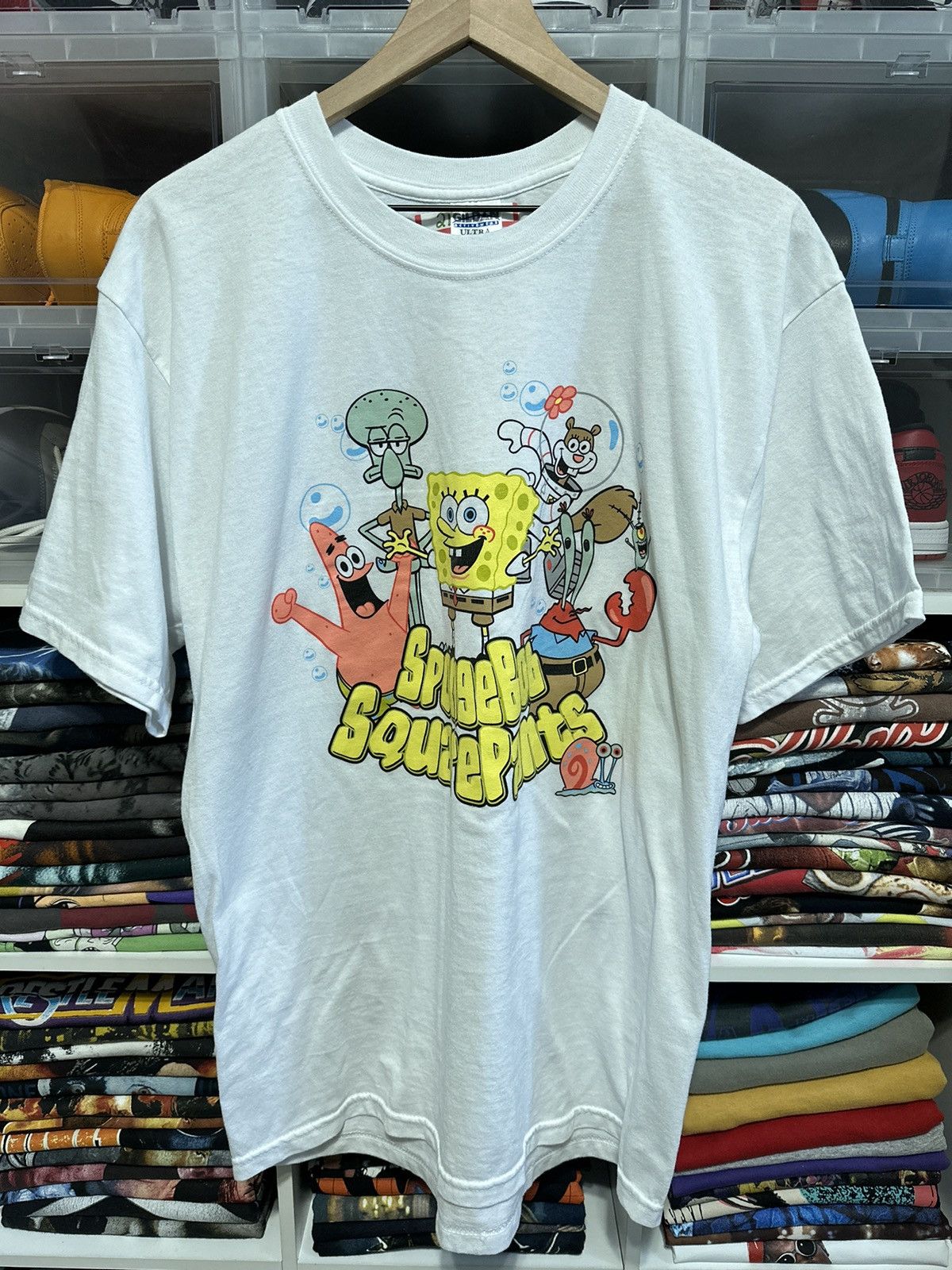 Vintage Vintage Y2K SpongeBob SquarePants Graphic Tee Large | Grailed