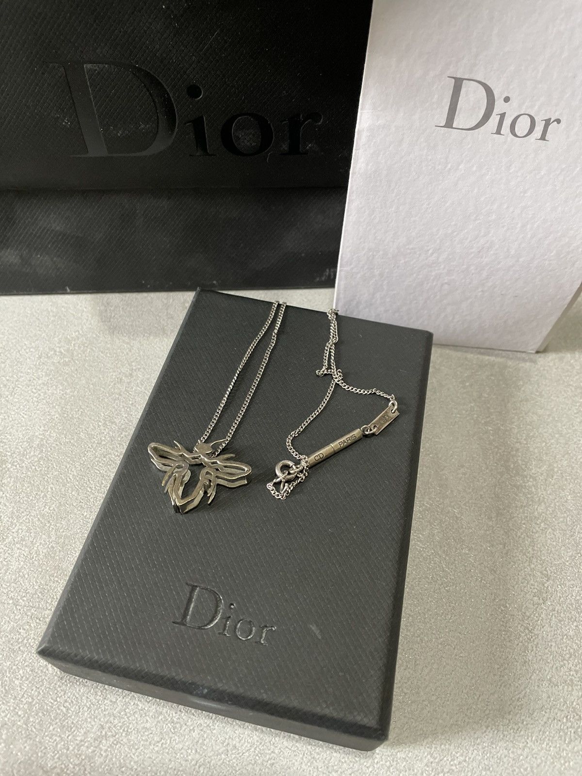 Dior Dior 3D bee necklace | Grailed