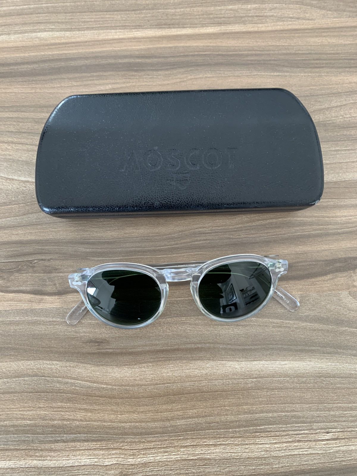 Moscot Moscot Miltzen Sunglasses Crystal Clear Frame | Grailed