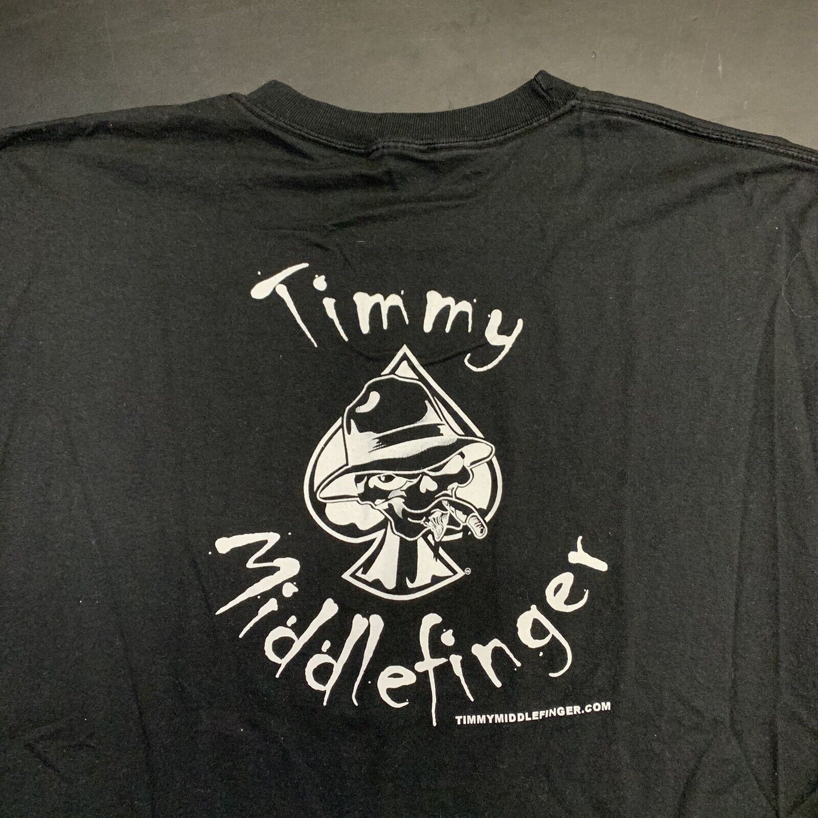 Vintage Vintage Timmy Middle Finger Shirt L/XL Band Concert Rock Logo ...