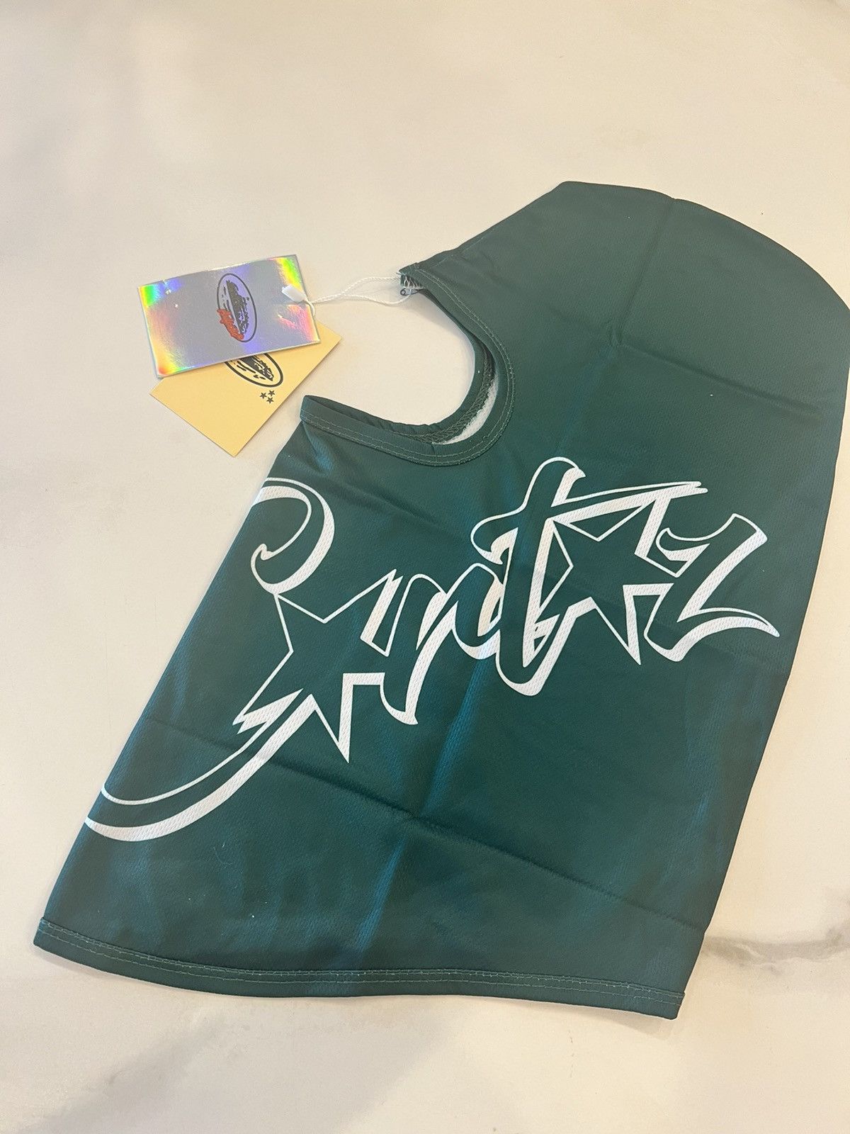 Corteiz Cortiez ski mask, CRTZ green mask | Grailed