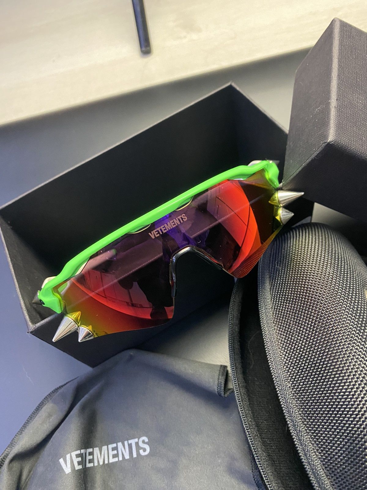 Oakley × Vetements Vetements oakley spike sunglasses | Grailed