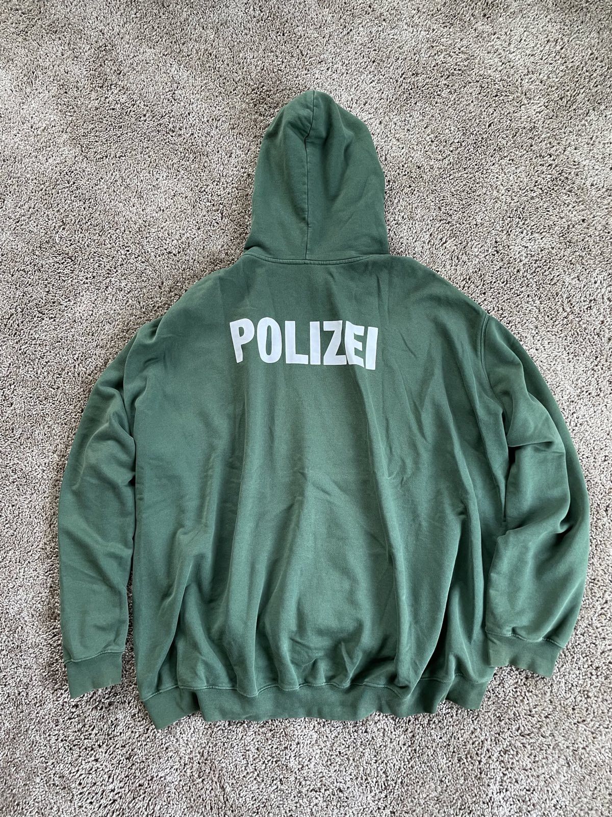 Vetements VETEMENTS POLIZEI SS16 HOODIE | Grailed