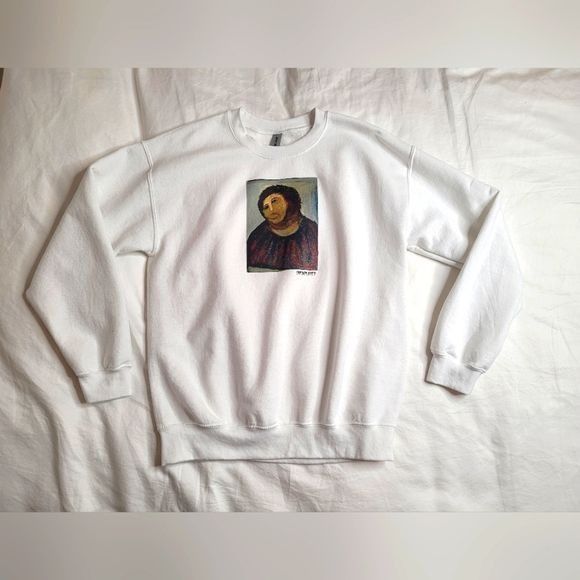 Gildan Ecce Homo Masterpiece Sweatshirt, Size M | Grailed