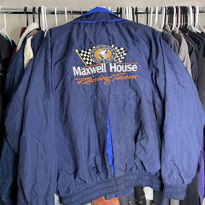 Vintage 90s Ford Motorsport Racing Jacket Maxwell House Nascar L | Grailed