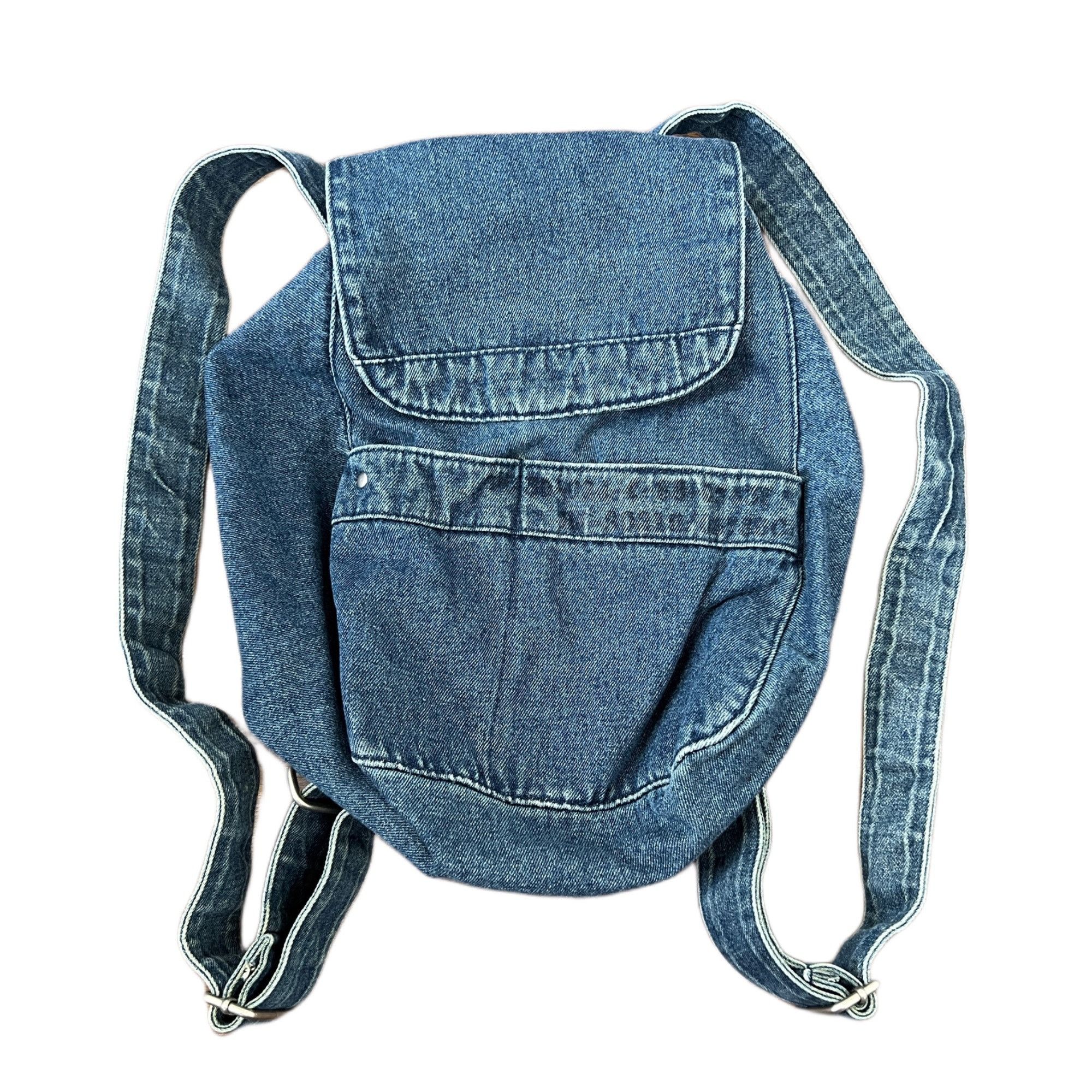 Streetwear × Vintage denim backpack | Grailed
