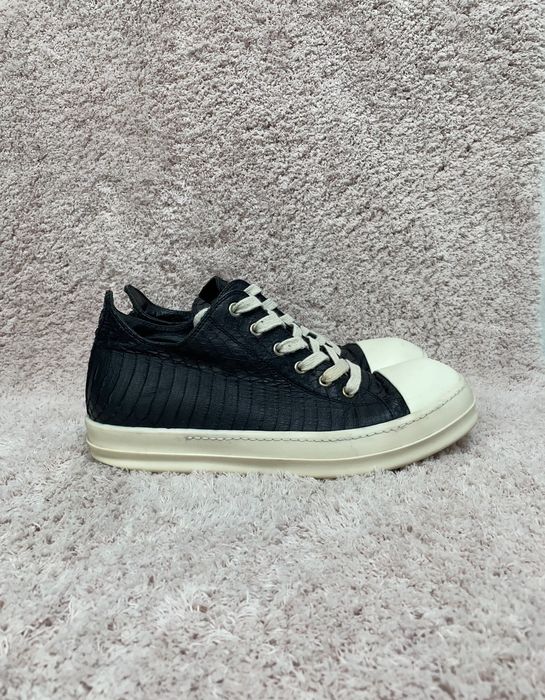 Rick Owens Rick owens ramones low Python | Grailed