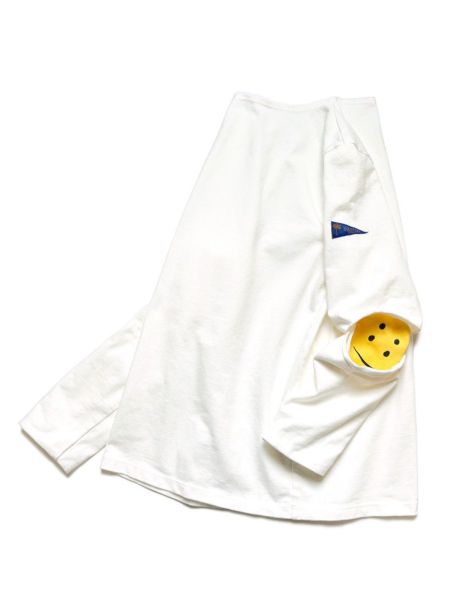 Kapital Kapital Elbow smiley Lip Boat Neck Long T-shirt | Grailed