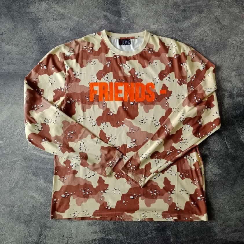 Vlone Vlone Friends Desert Camo Long Sleeve | Grailed