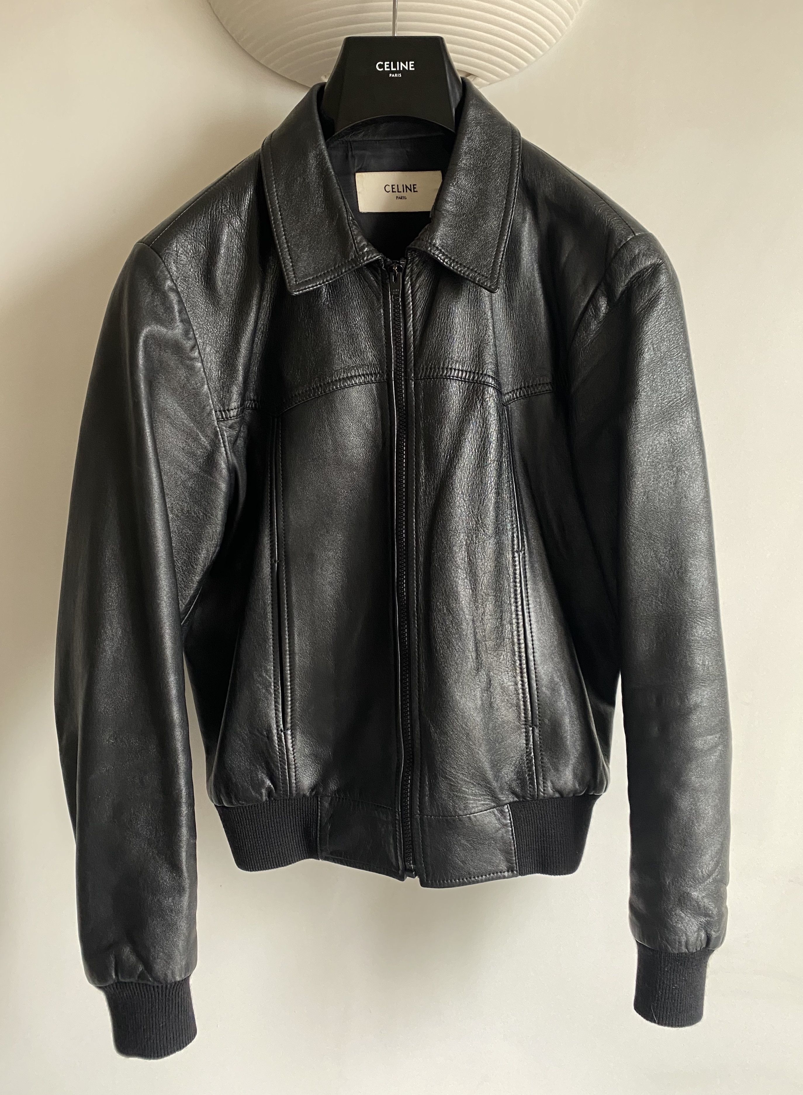 Celine × Hedi Slimane western leather jacket | Grailed