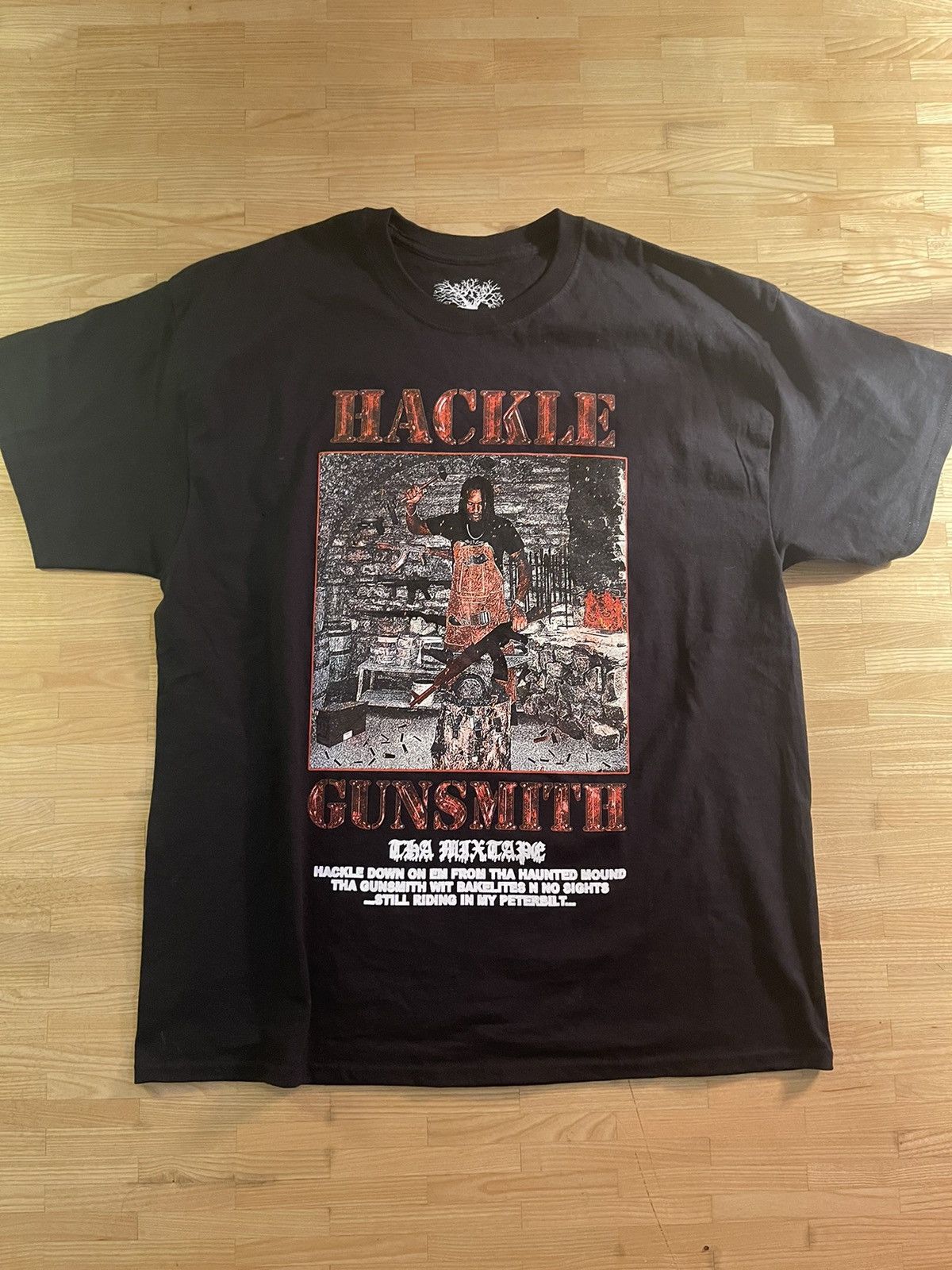 Haunted Mound Haunted mound Hackle down gunsmith T-shirt | Grailed