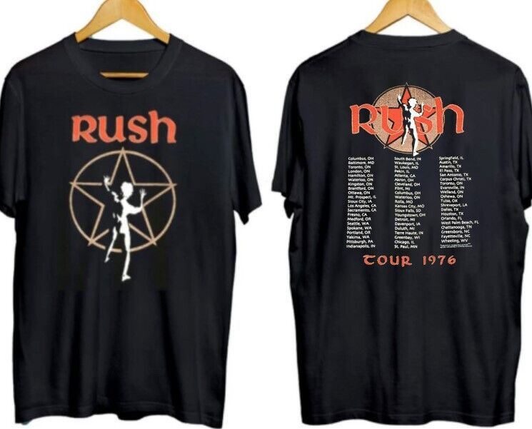 Custom Vintage Rush 1976 Tour T-shirt | Grailed