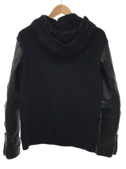 Undercover Sheep Leather Sleeve Zip Hoodie | Grailed
