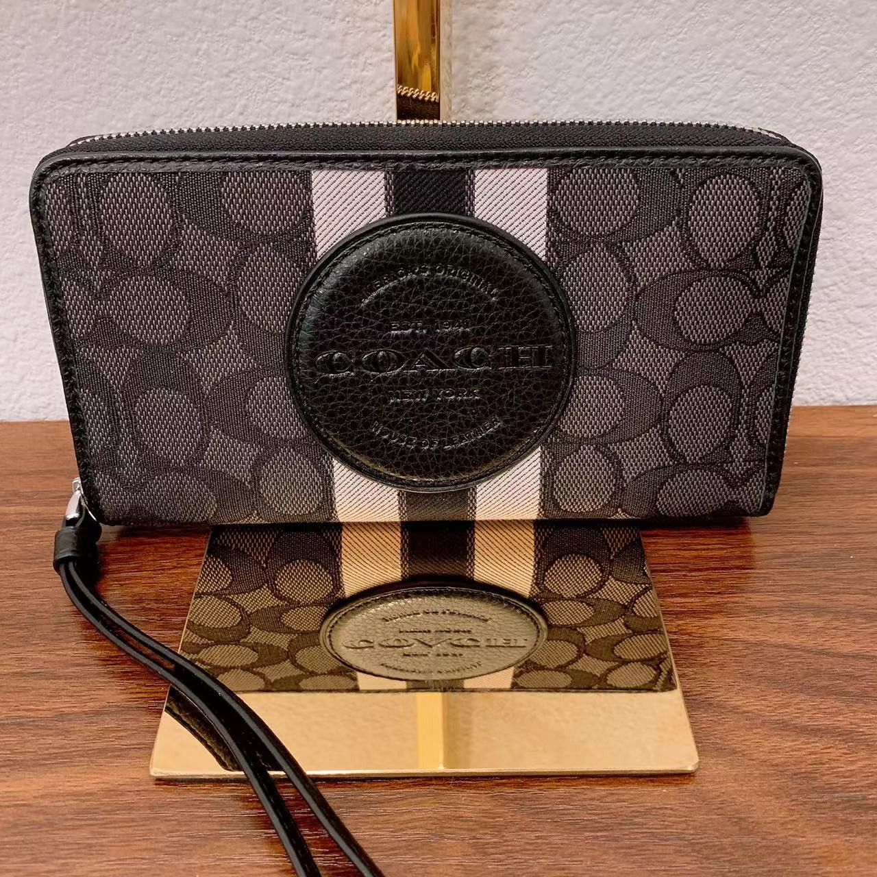 Coach Dempsey Large Phone Wallet In Signature Jacquard | Grailed