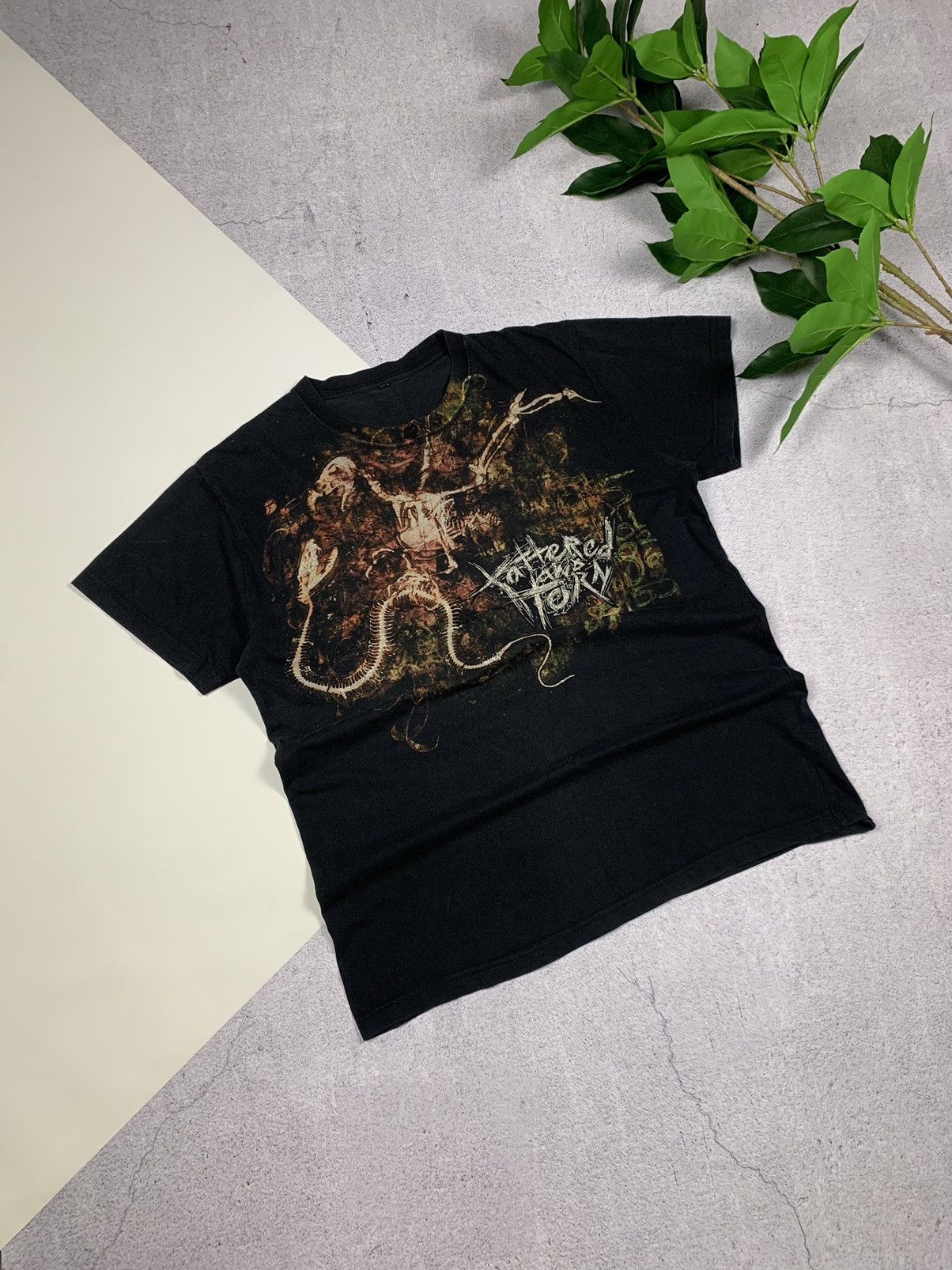 Band Tees × Slipknot × Vintage SLIPKNOT TATTERED AND TORN TRASHED ROCK ...
