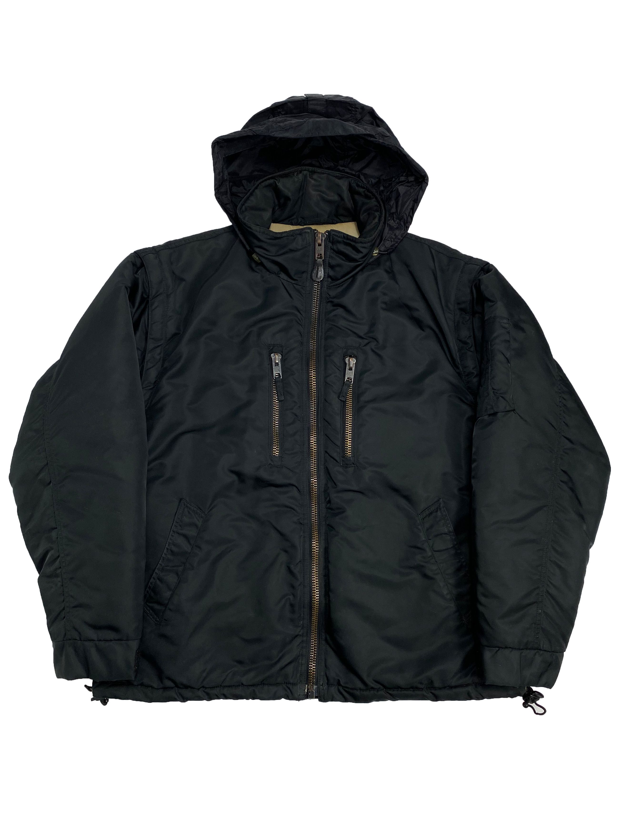 Vintage Schott NYC Vintage Bodyguard Filled Nylon 2 in 1 Jacket Vest ...