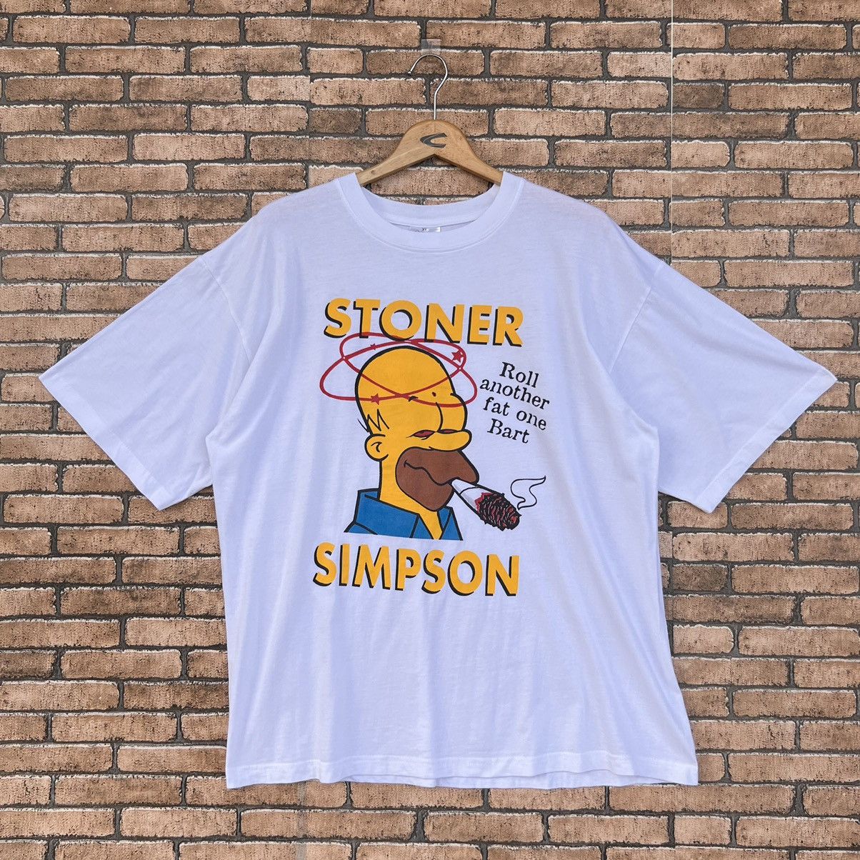 The Simpsons × Vintage Vintage 90’s Stoner Simpson Bart Smoke Weed High ...