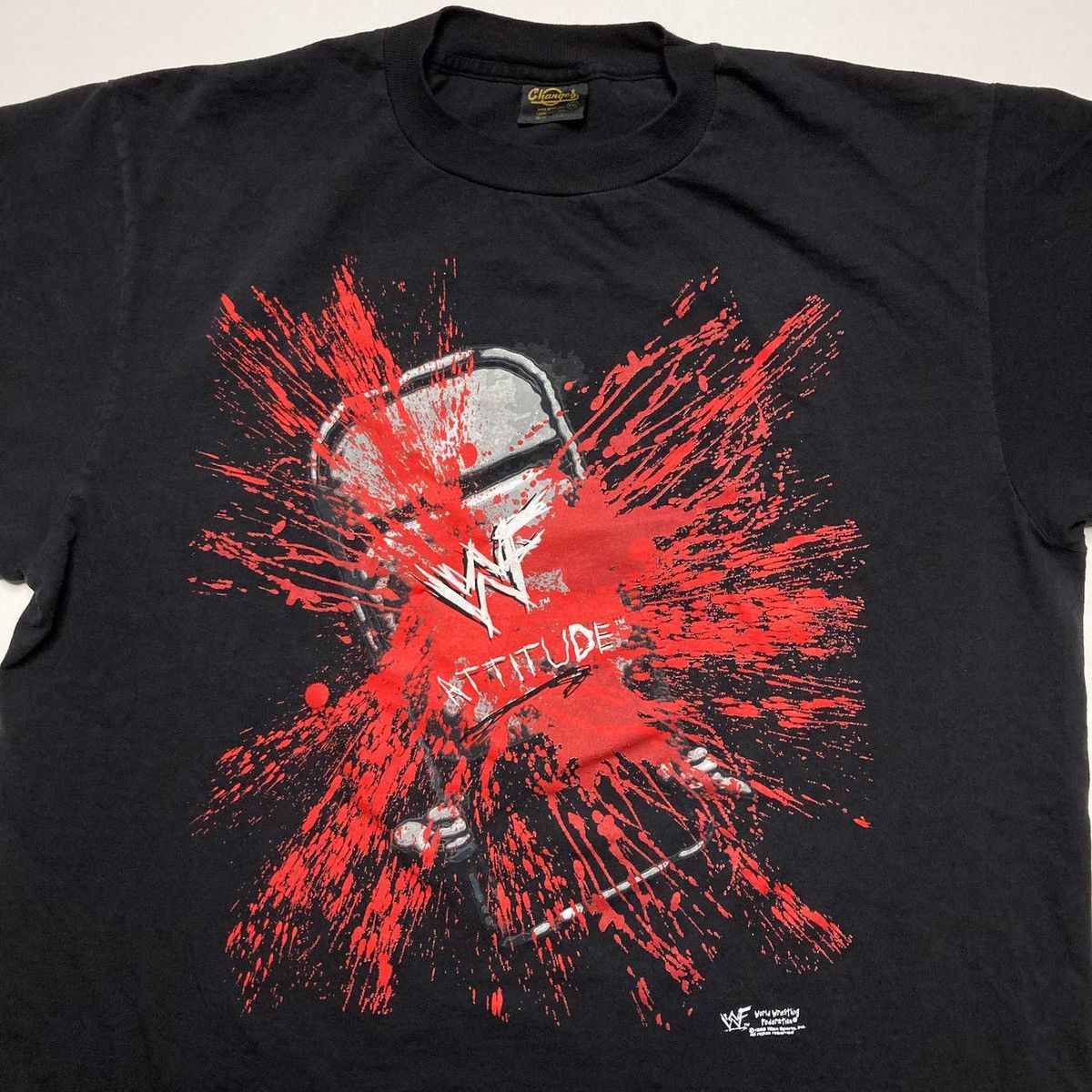 Vintage 1998 WWF Mankind Attitude Tee | Grailed
