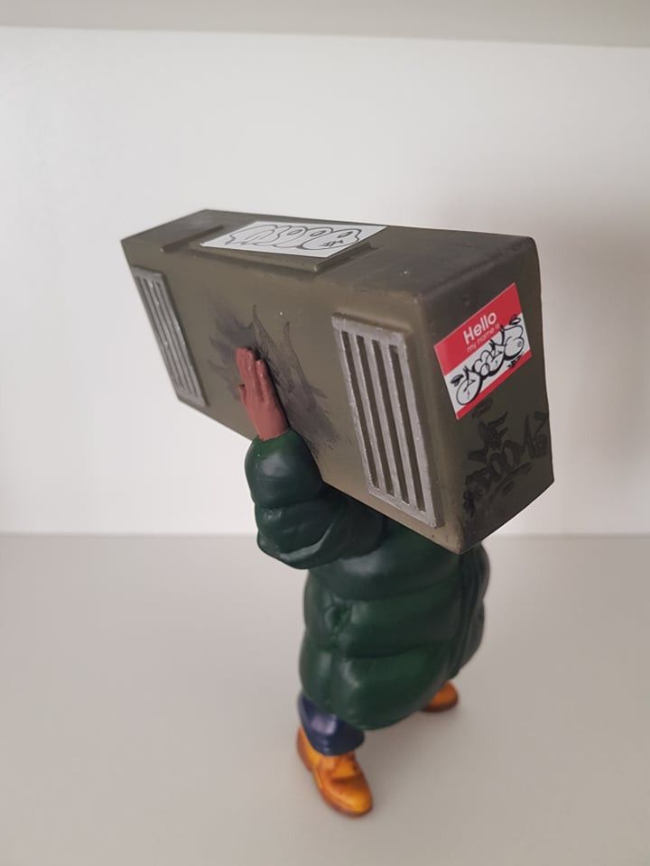 Mf Doom MF DOOM figure sculpture modeling marble Madvillian Madlib ...