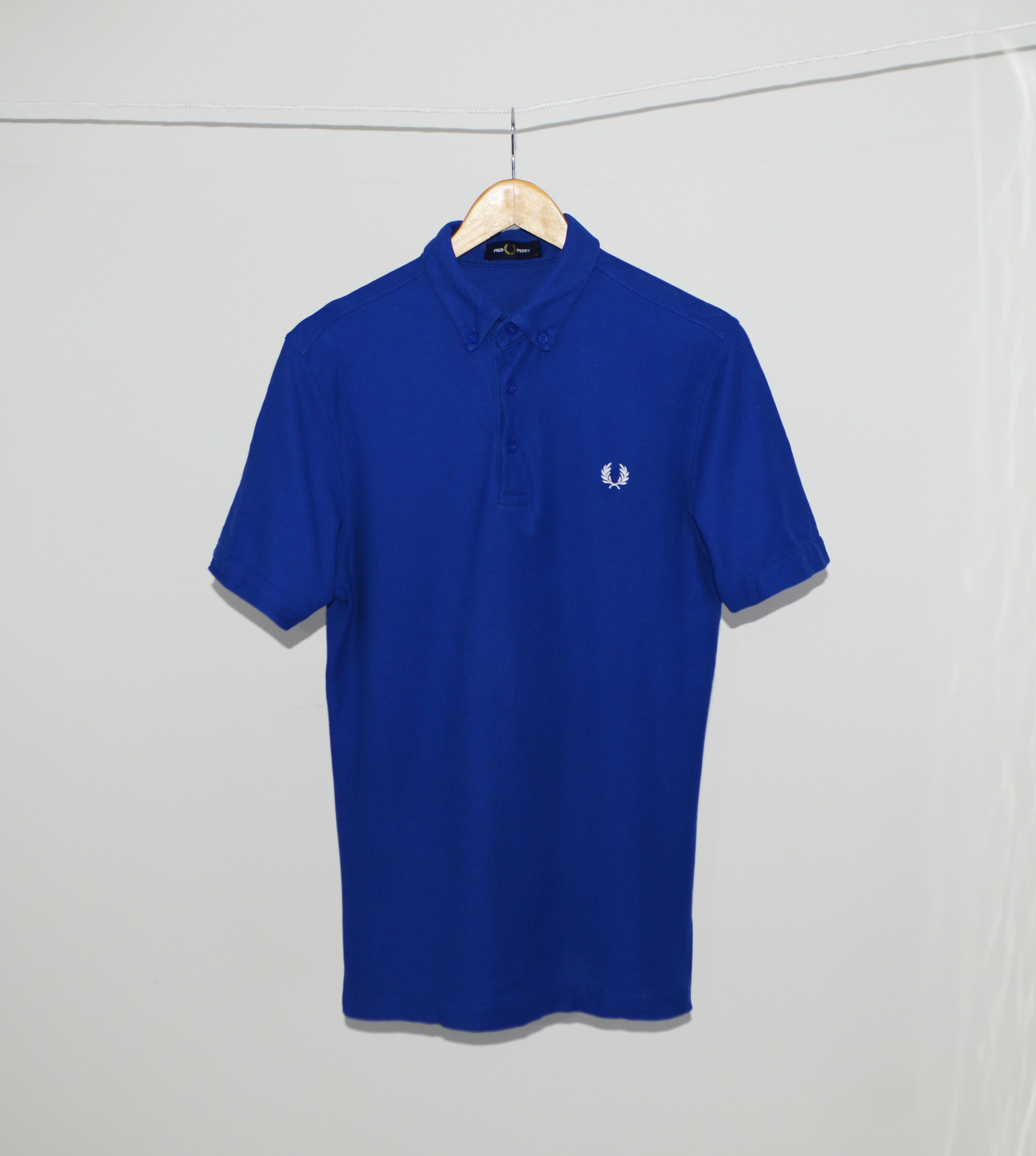 Fred Perry Fred Perry Blue Cotton Polo Shirt | Grailed