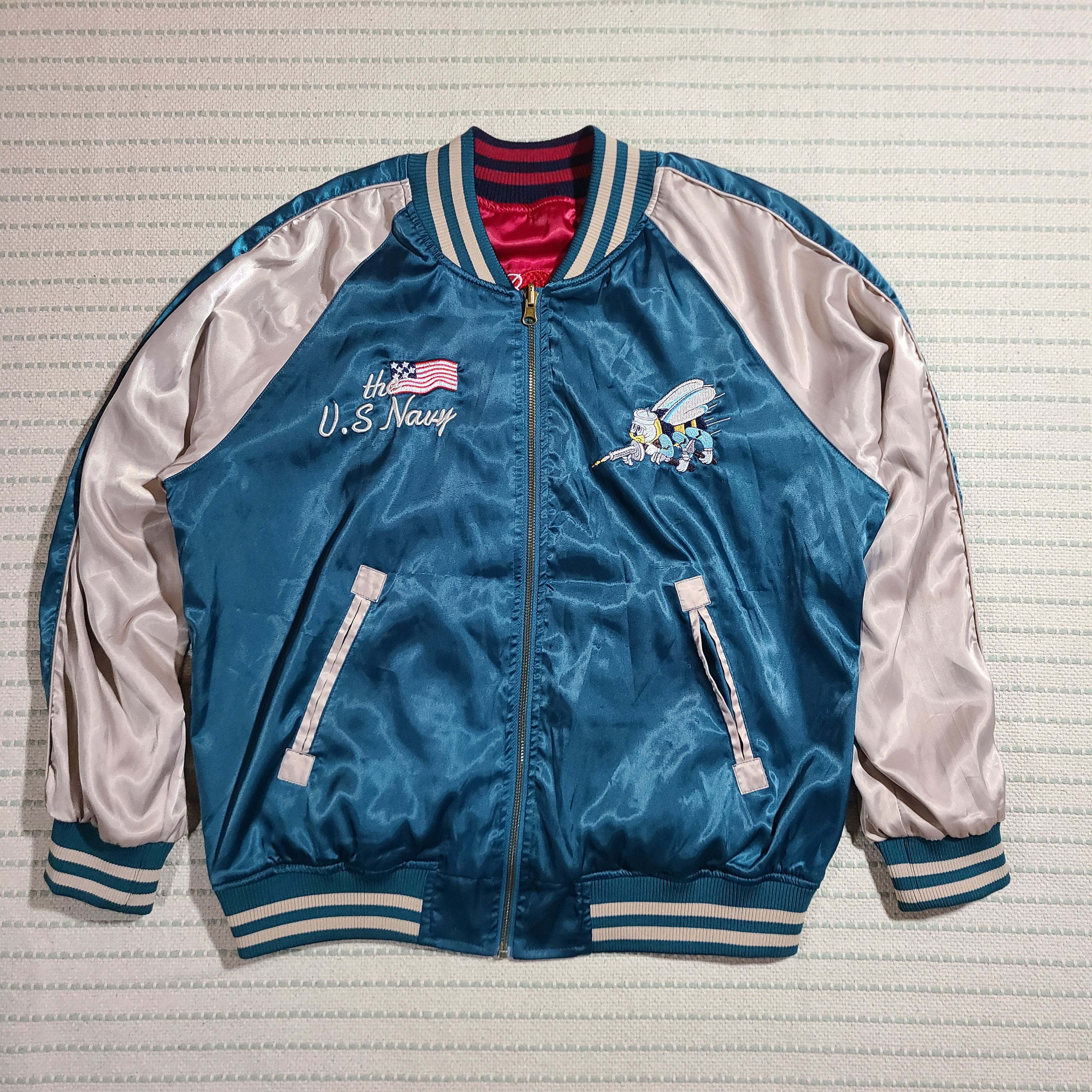 Japanese Brand × Streetwear × Sukajan Souvenir Jacket Seabees ...