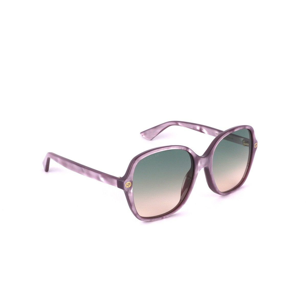 Gucci Gucci SS2017 GG Logo Oval Frame Shiny Pink Marble Sunglasses ...