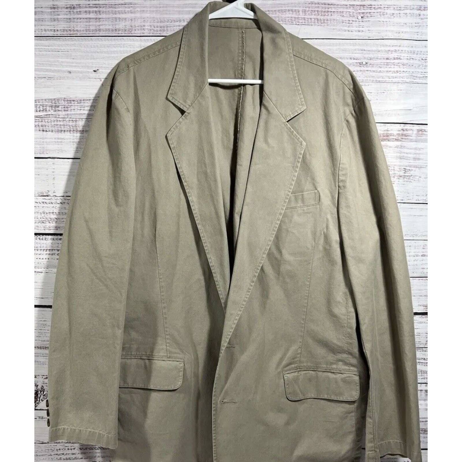 L.L. Bean LL Bean Sport Coat Safari Field Blazer 2 Button Mens 48 | Grailed