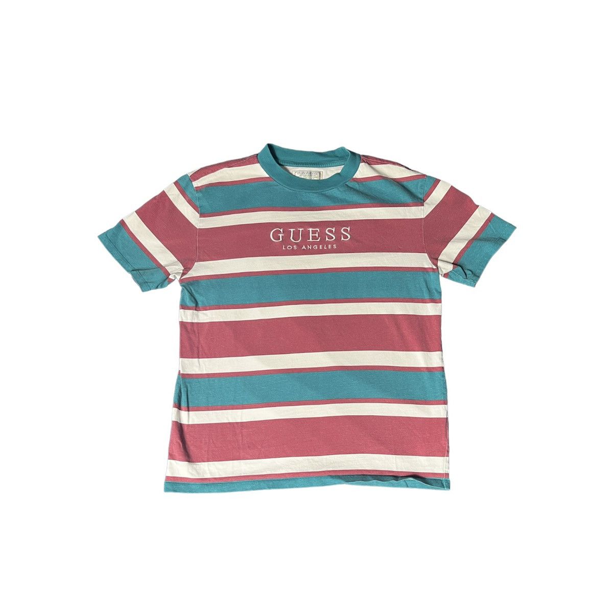 Guess Guess Los Angeles Striped Streetwear Shirt | Grailed