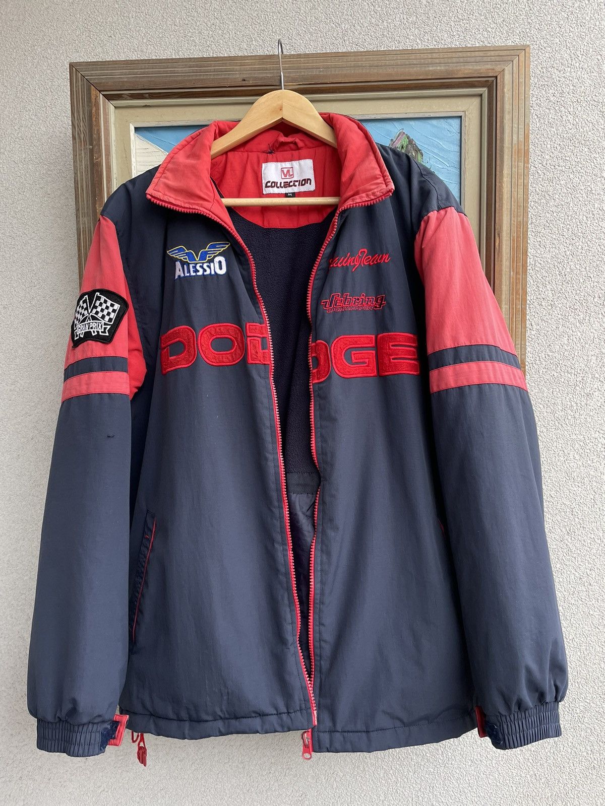 Vintage Dodge Vintage Y2k Racing Jacket Hype Nascar Streetwear Rare ...