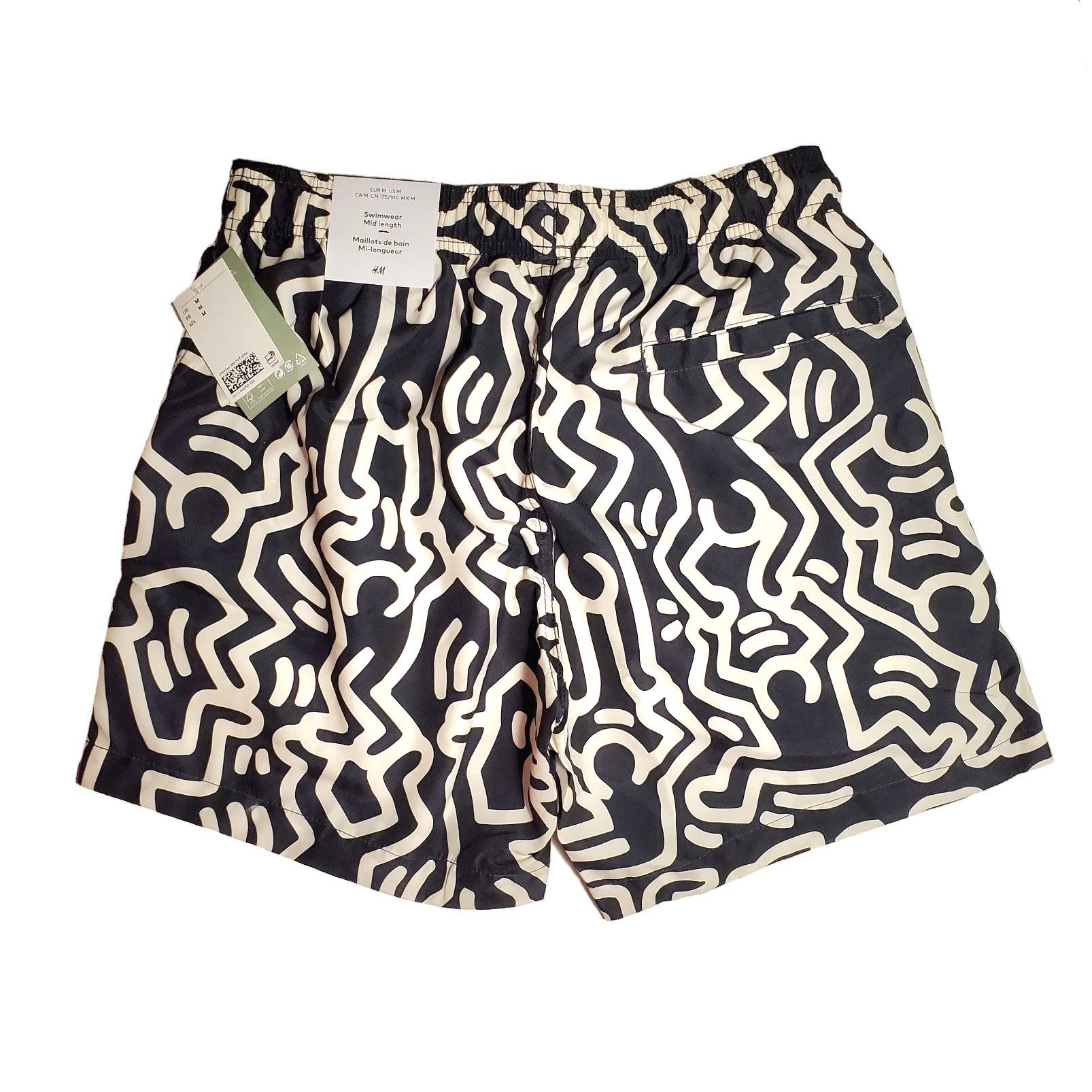 H&M × Keith Haring H&M Keith Haring Mens Swim Shorts Trunks | Grailed