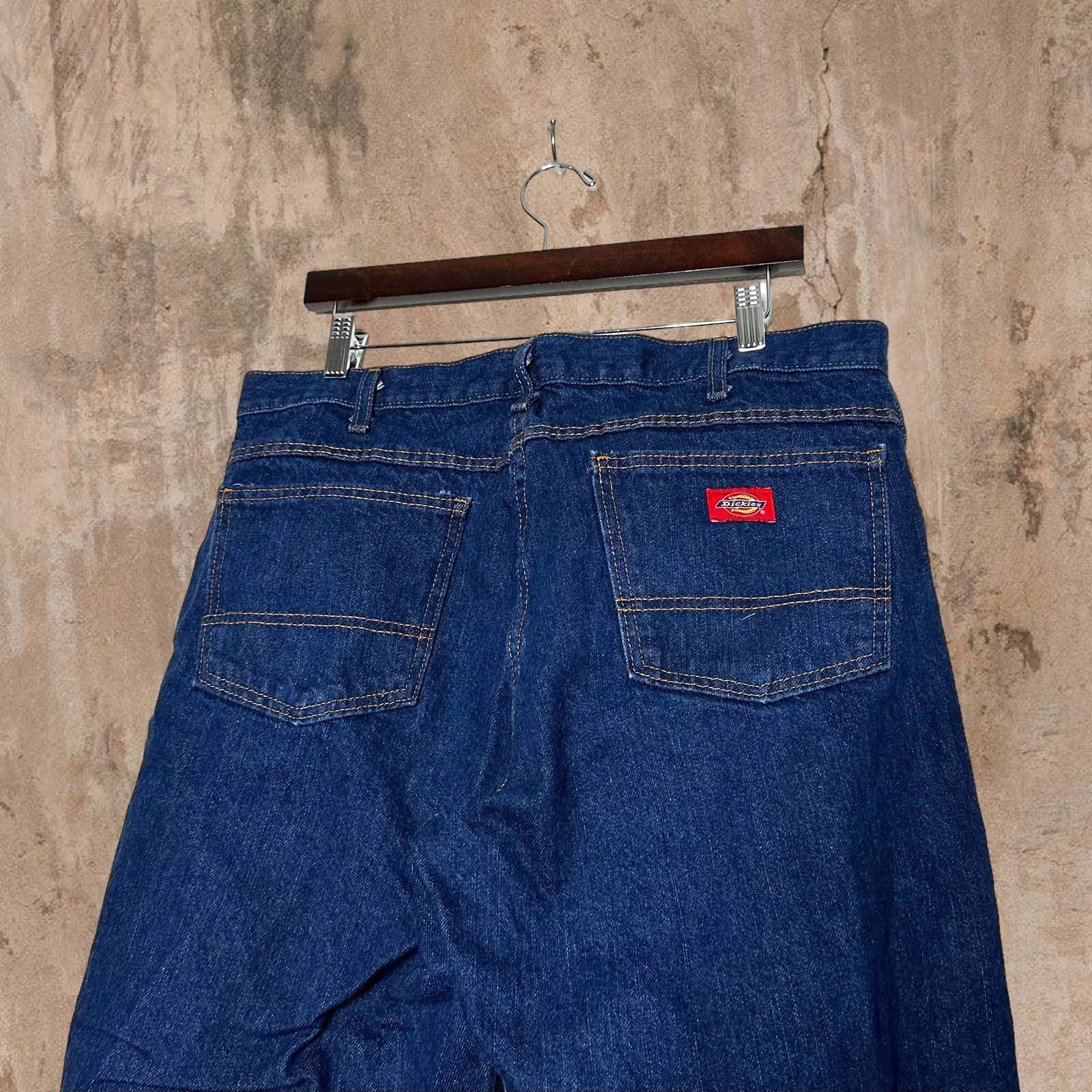 Dickies × Streetwear Dickies Work Jeans Dark Wash Denim Red label ...