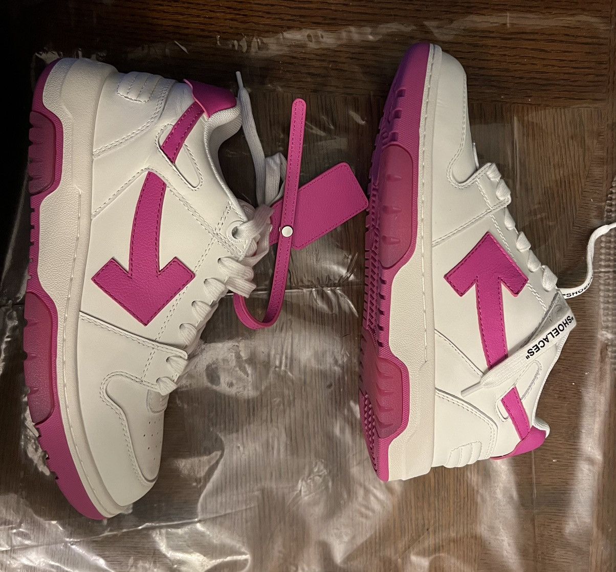 Off-White White And Pink Off White Out Of Office | Grailed