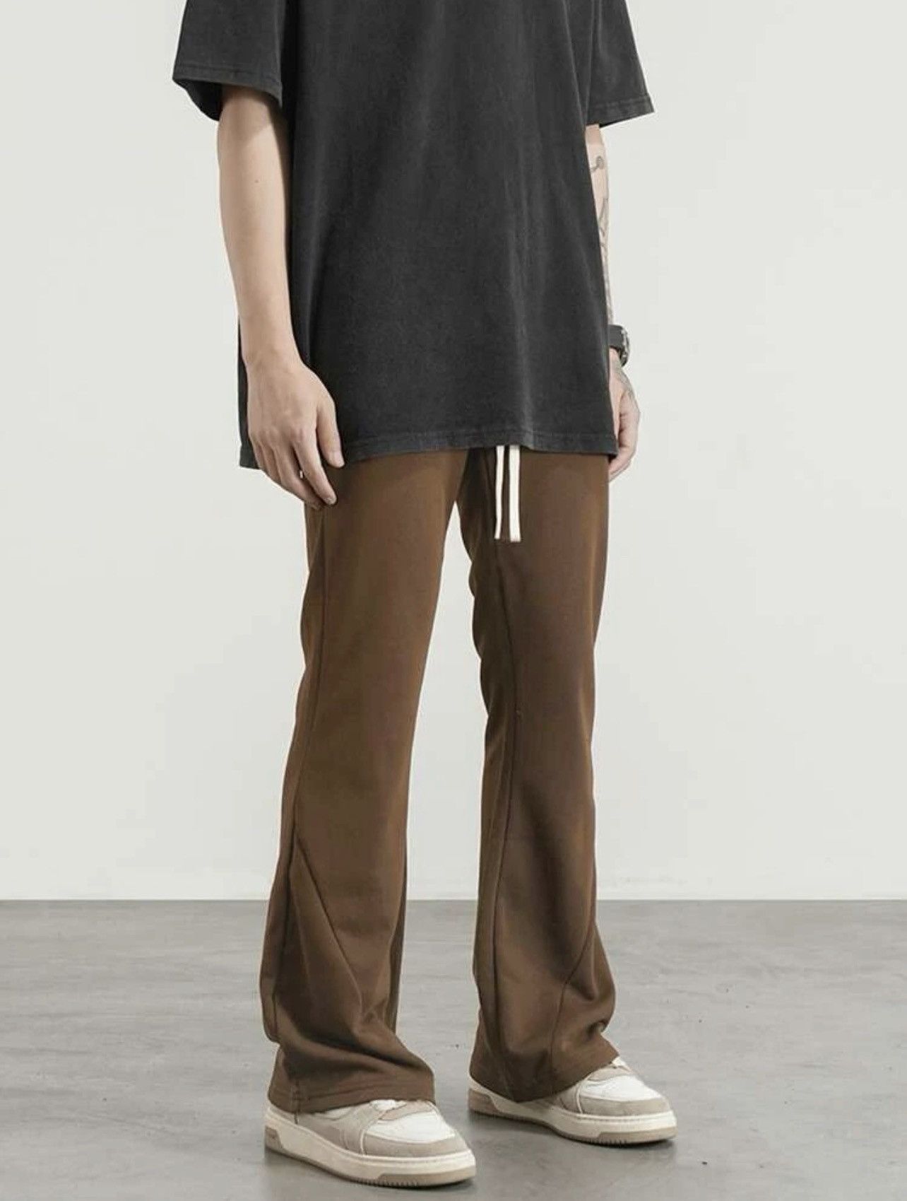 Custom × Streetwear × Vintage Men Flare Sweatpants | Grailed