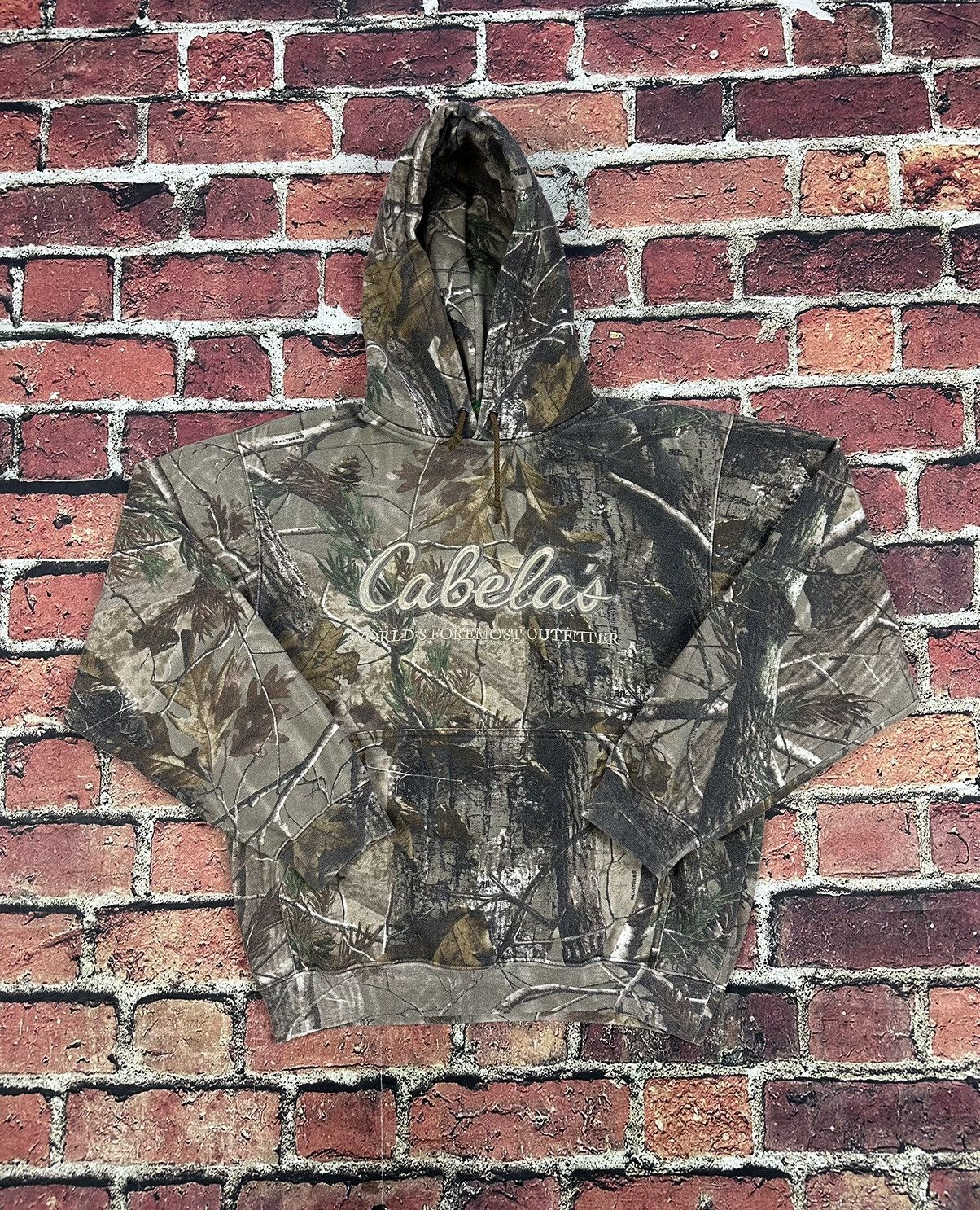 Cabelas × Camo Cabelas Camouflage Real Tree Camo Hoodie Sweatshirt ...