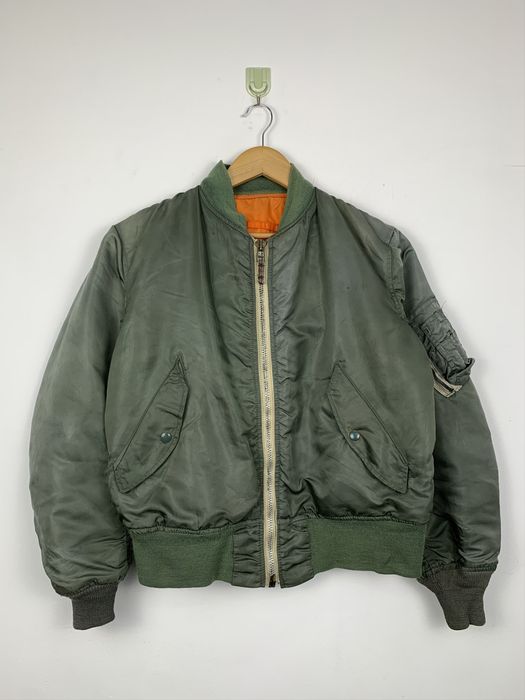 Military Vintage MA-1 TYPE Made in USA Reversible Bombers Jacket | Grailed