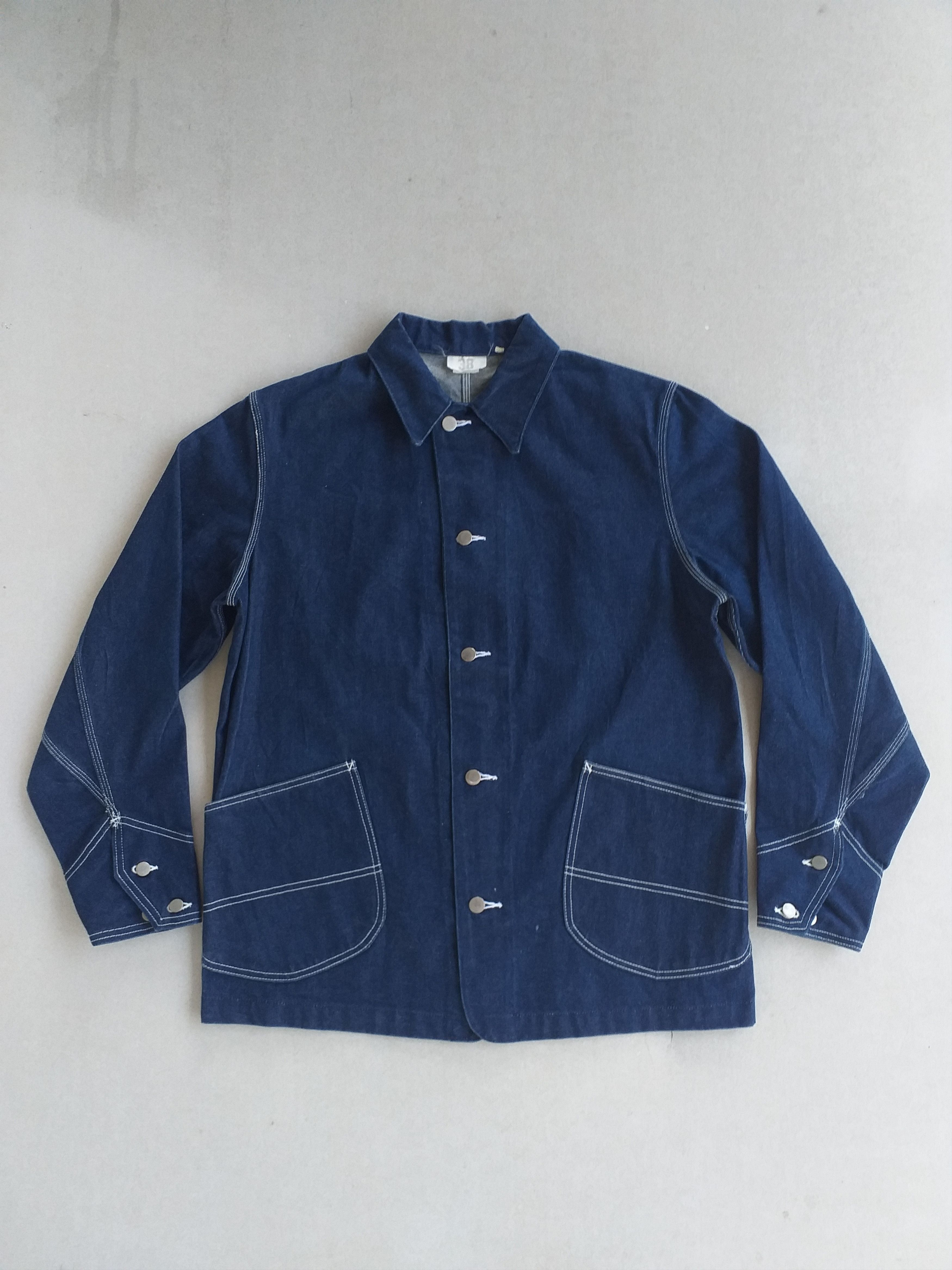 Vintage 1930s- 1940s Two Pockets Railroad Denim Jacket | Grailed