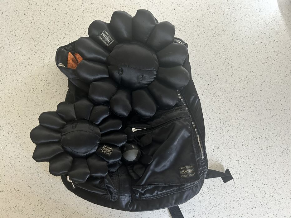 Porter PORTER BACKPACK Takashi Murakami Collaboration BLACK | Grailed