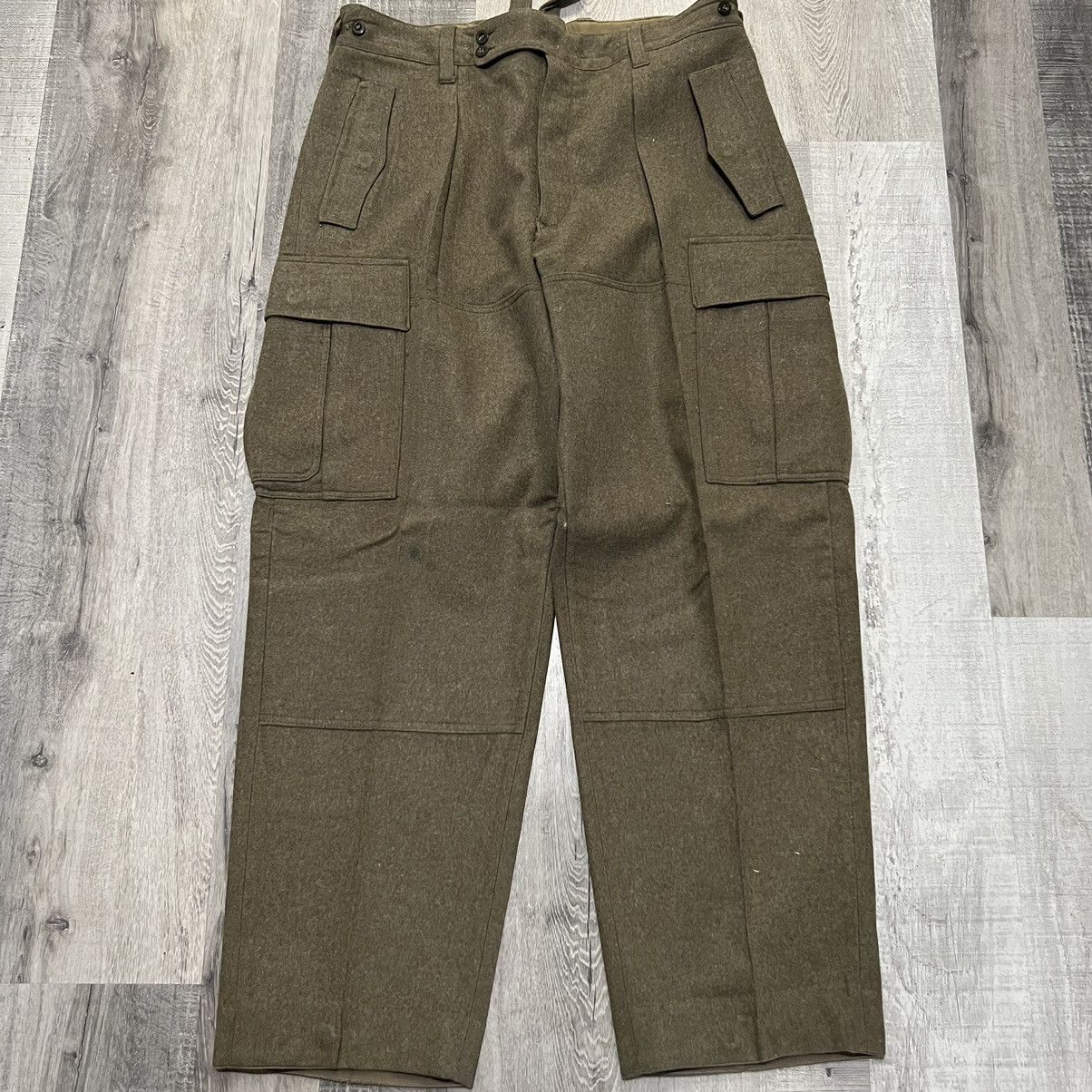 Vintage VTG 1960s RAKA German Combat Field Military Wool Pants 36 | Grailed