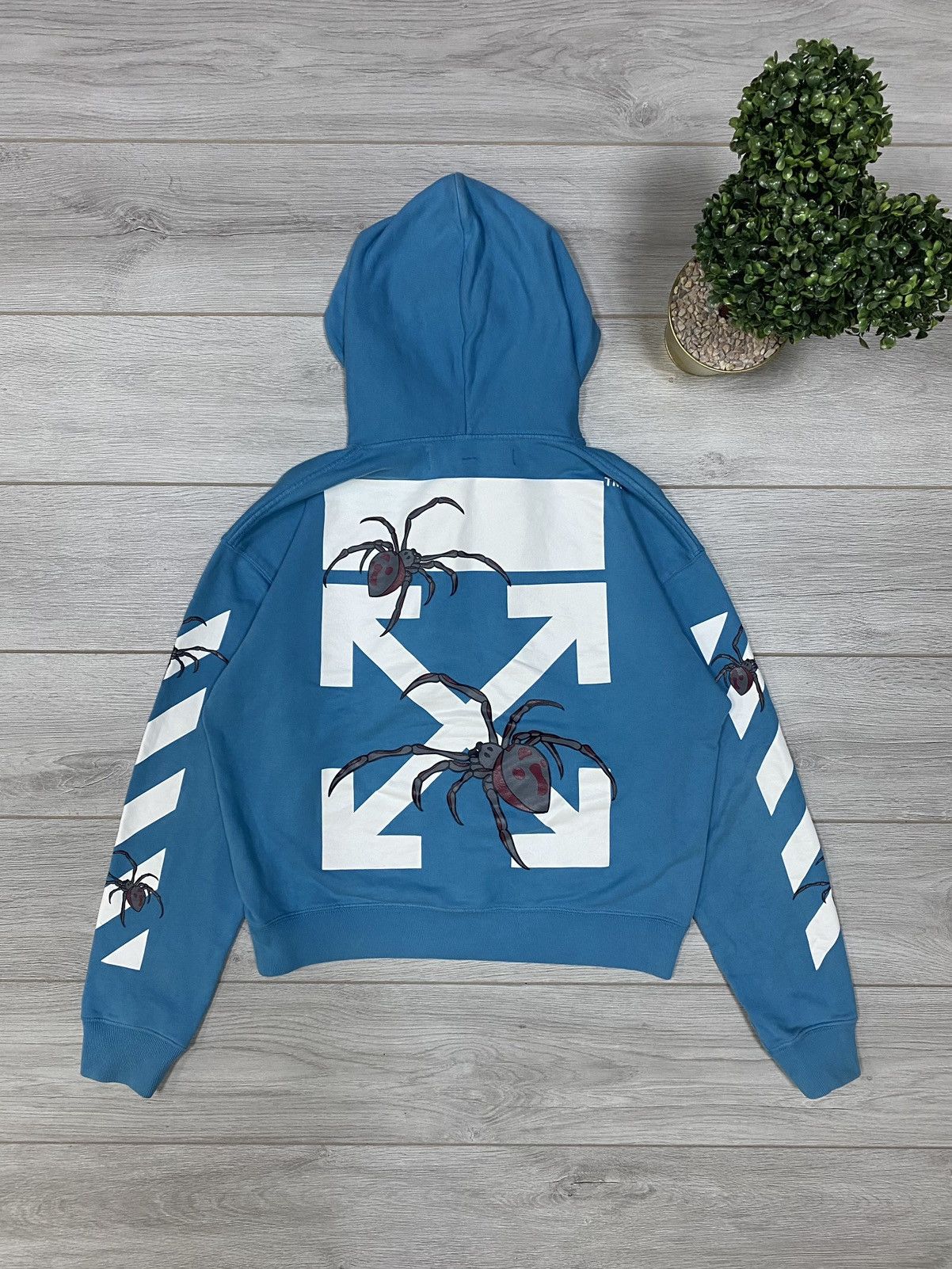 Off-White Off White spider logo arrows hoodie | Grailed
