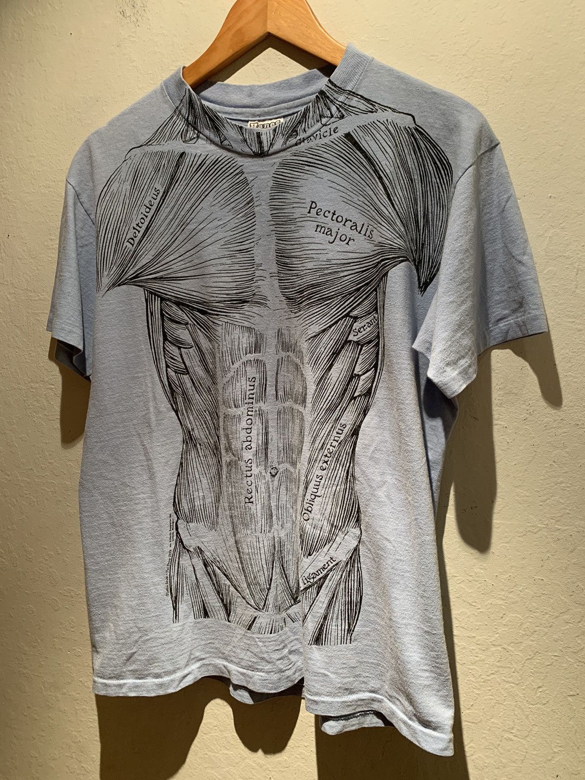 Made In Usa × Rare × Vintage RARE Vintage 70s Muscle Anatomy Single ...